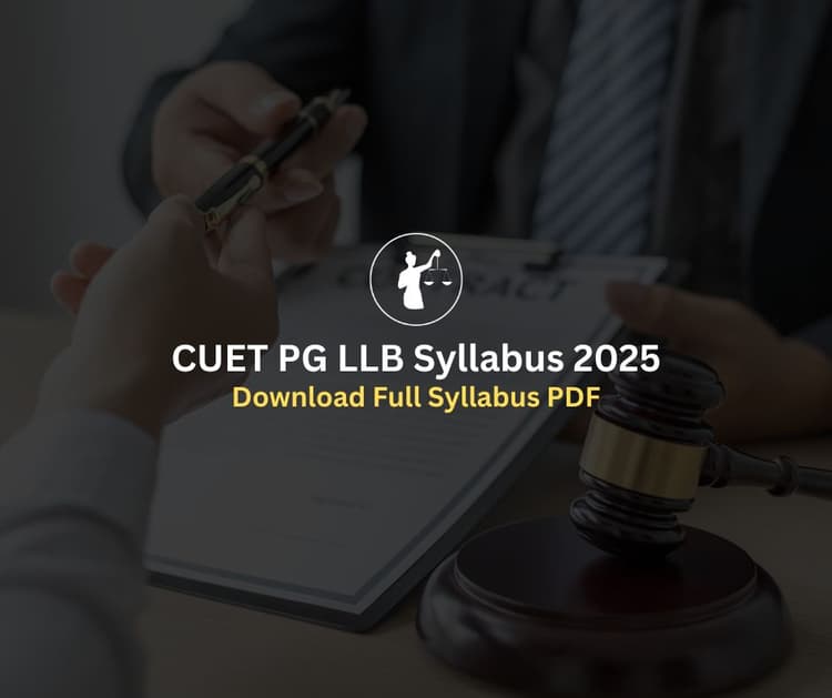 CUET PG LLB Syllabus 2025 – Download Full PDF | NLTI | NLTI