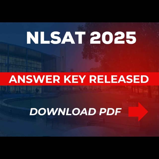 NLSAT Answer Key 2025 Released | Download PDF | NLTI